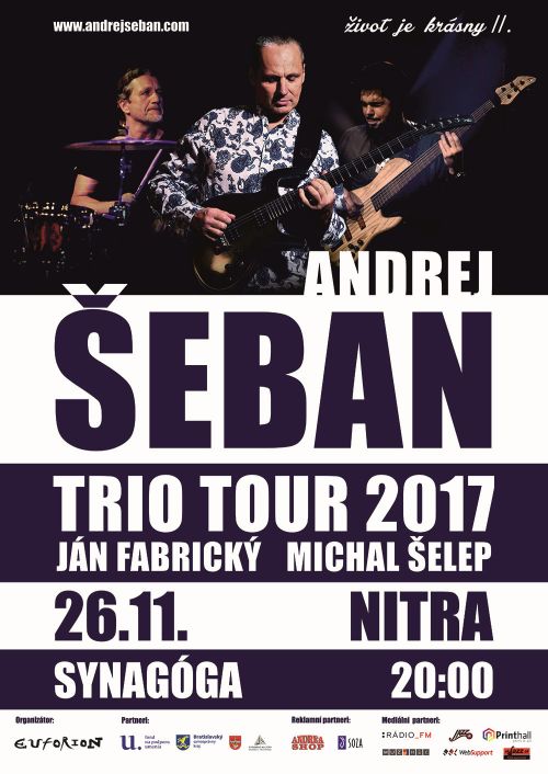 Andrej Šeban sa v rámci svojho turné opäť zastaví aj v Nitre - Občas Nečas